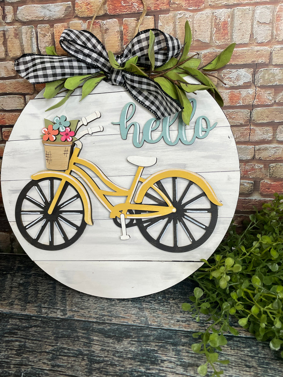 Hello Bike Sign – Country Squared